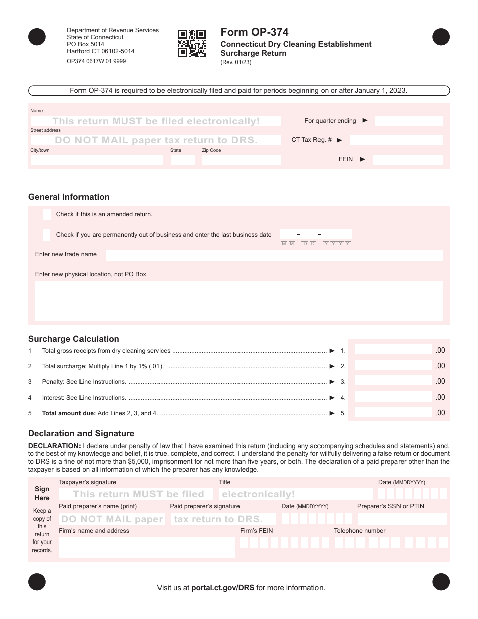Form OP-374 - Fill Out, Sign Online and Download Printable PDF ...