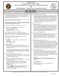 Utah Application for Concealed Firearm Permit or Provisional Concealed ...