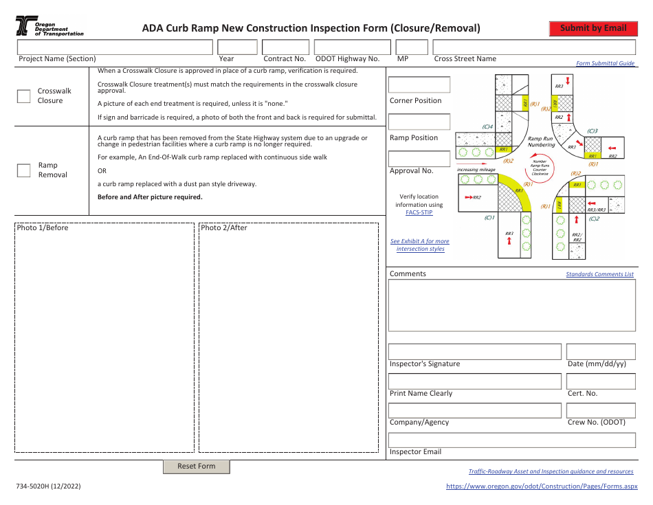 Form 734-5020H - Fill Out, Sign Online and Download Fillable PDF ...