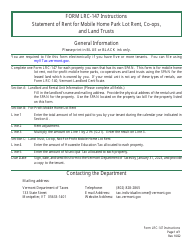 VT Form LRC-147 - Fill Out, Sign Online and Download Fillable PDF ...