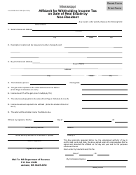 Form 89-386 Download Fillable PDF or Fill Online Affidavit for ...