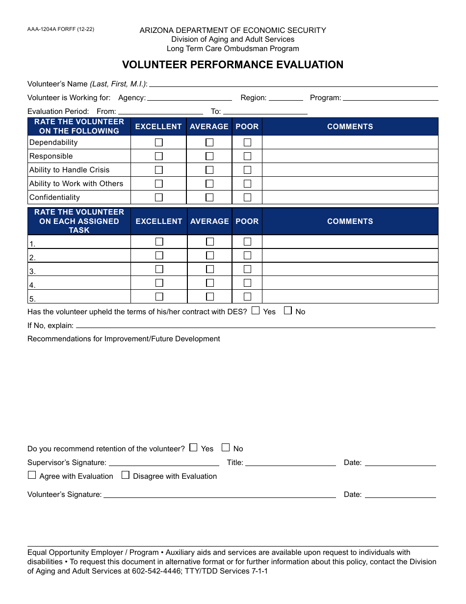 Form AAA-1204A - Fill Out, Sign Online and Download Fillable PDF ...