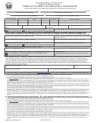 Form BMV5736 Download Printable PDF or Fill Online Power of Attorney ...