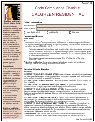 City of Davis, California Checklist for Residential Electric Vehicle ...
