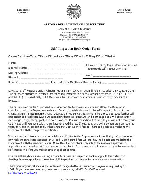 Self Inspection Templates PDF. download Fill and print for free ...