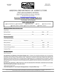 Arizona Permit Name Change Application - Fill Out, Sign Online and ...