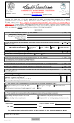 South Carolina Supplemental Homeowners Association Questionnaire ...