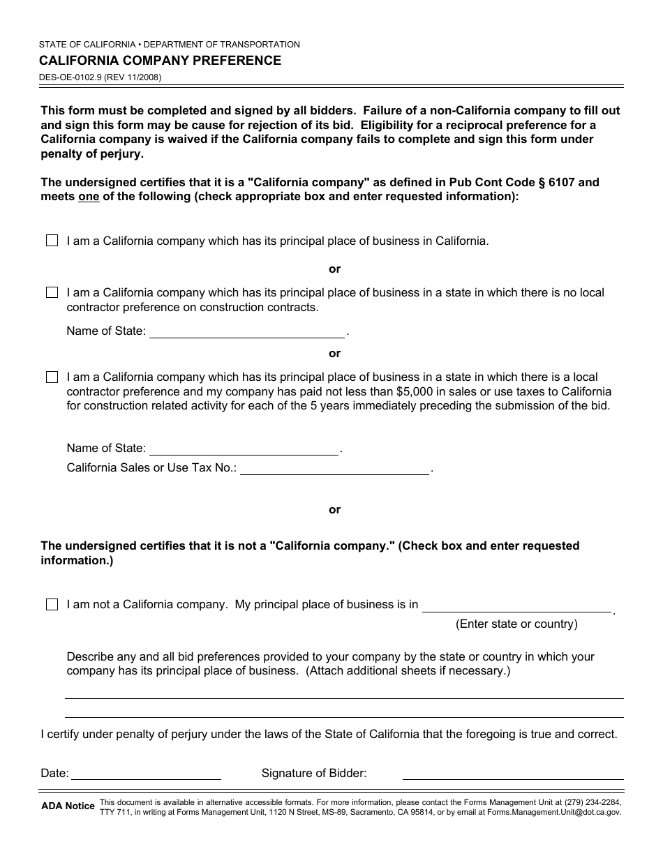 Form DES-OE-0102.9 - Fill Out, Sign Online and Download Fillable PDF ...