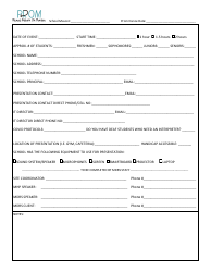 Mississippi Prom School Form - Fill Out, Sign Online and Download PDF ...