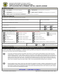 Form MO829-A0008 Download Fillable PDF or Fill Online Application for a ...