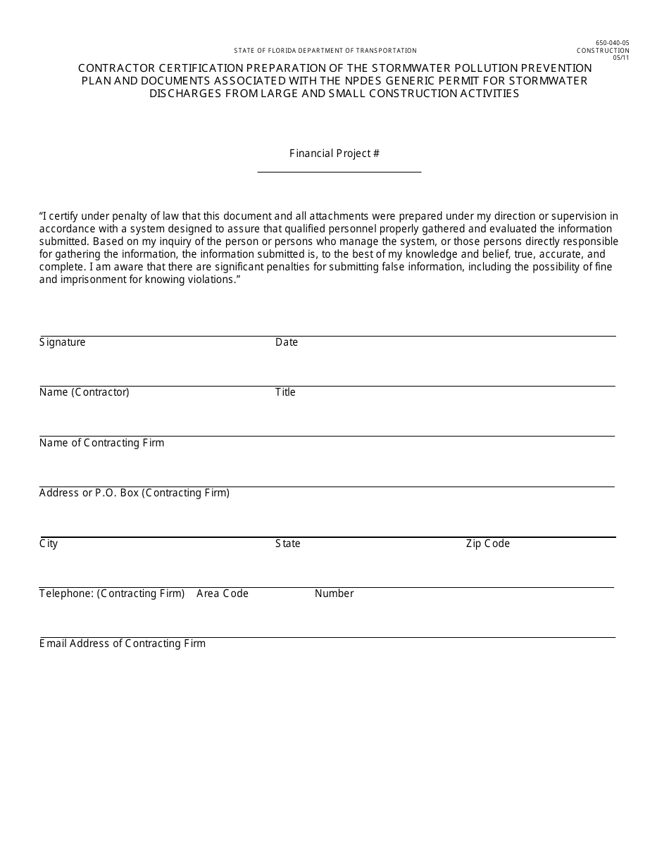 Form 650-040-05 - Fill Out, Sign Online and Download Printable PDF ...
