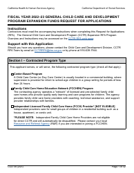 Form CCD34 Download Fillable PDF or Fill Online General Child Care and ...