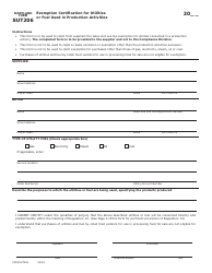 Maryland Form SUT206 (COM/SUT206) - 2022 - Fill Out, Sign Online and ...
