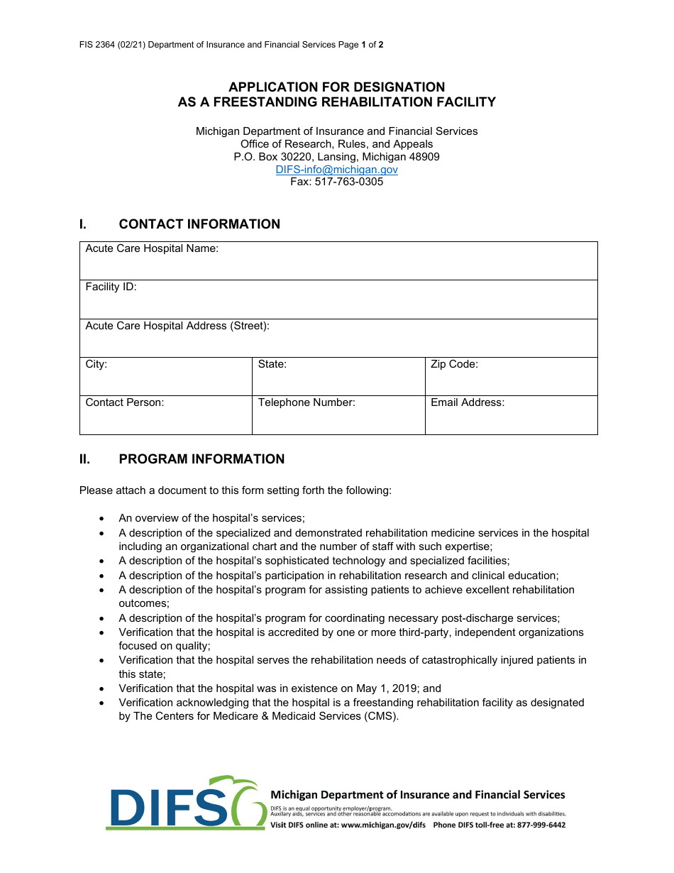 Form FIS2364 - Fill Out, Sign Online and Download Fillable PDF ...
