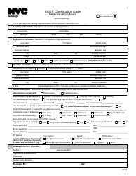 Form CCD1 Download Fillable PDF or Fill Online Construction Code ...