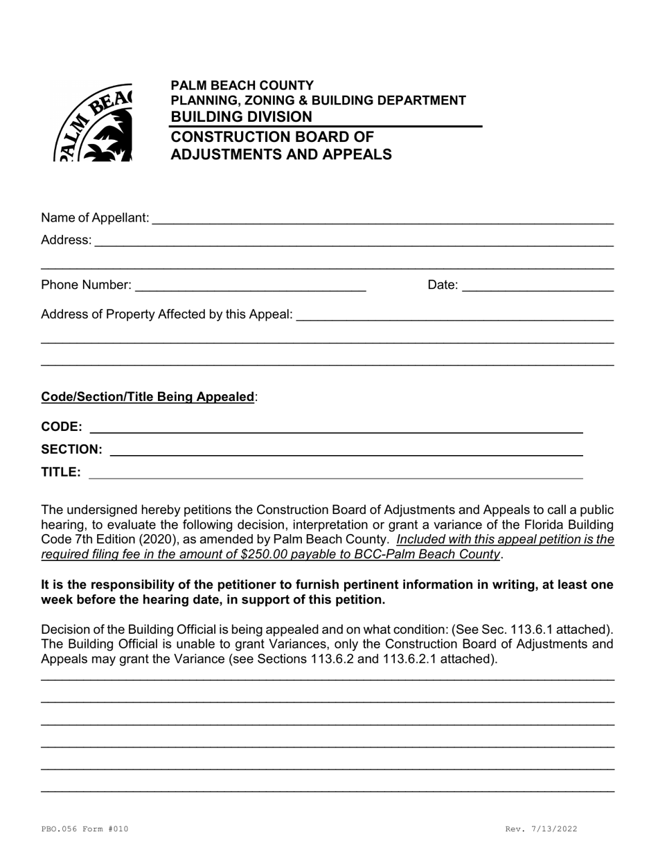 Form 010 - Fill Out, Sign Online and Download Fillable PDF, City of ...