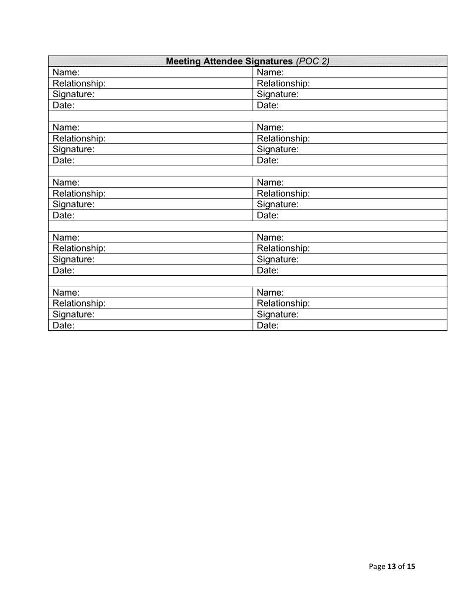 North Dakota Meeting Attendee Signatures - Fill Out, Sign Online and ...