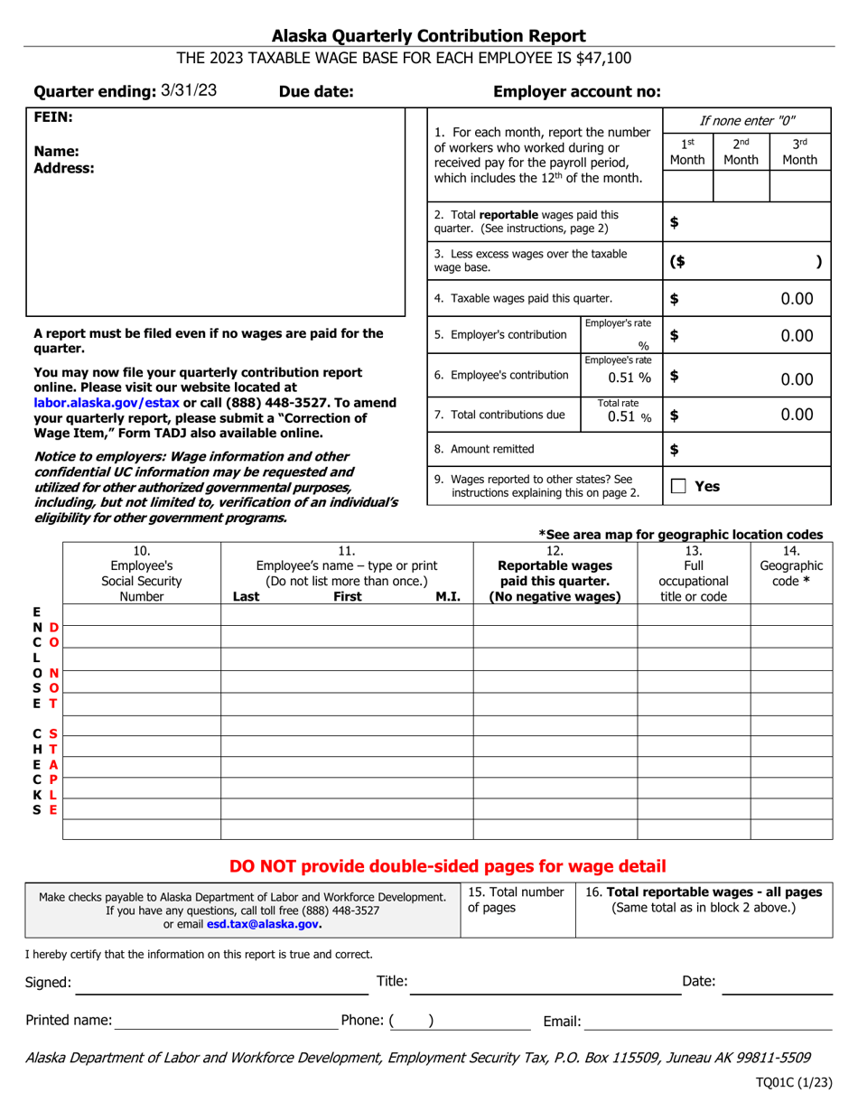 Form TQ01C - 2023 - Fill Out, Sign Online and Download Fillable PDF ...