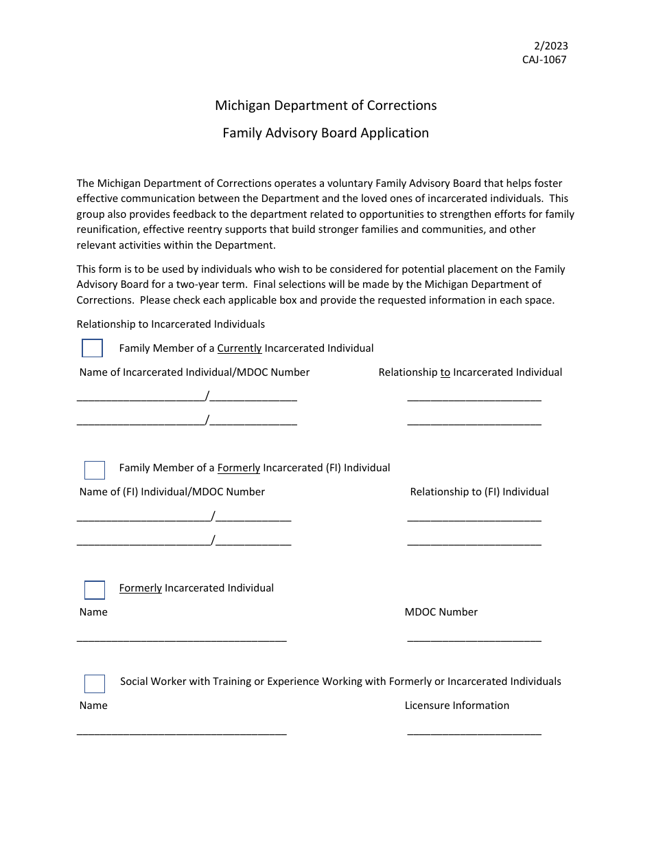 Form CAJ-1067 - Fill Out, Sign Online and Download Printable PDF ...