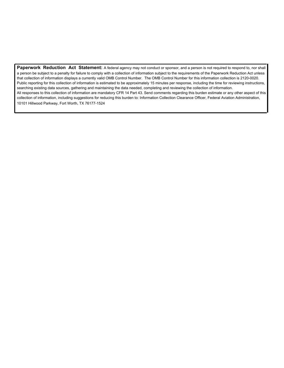 FAA Form 337 - Fill Out, Sign Online and Download Fillable PDF ...