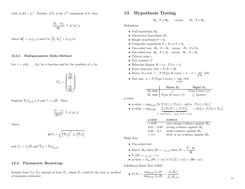 Probability and Statistics Cheat Sheet - Matthias Vallentin Download ...