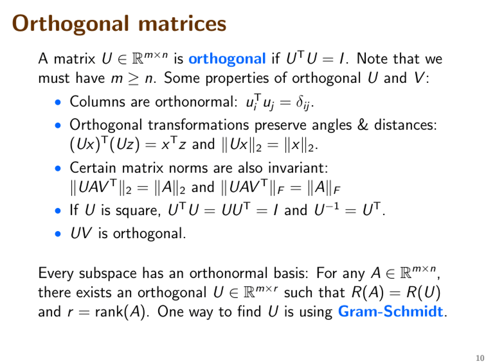 Linear Algebra Cheat Sheet - University of Wisconsin-Madison Download ...
