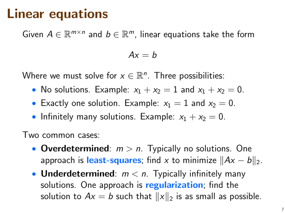 Linear Algebra Cheat Sheet - University of Wisconsin-Madison Download ...