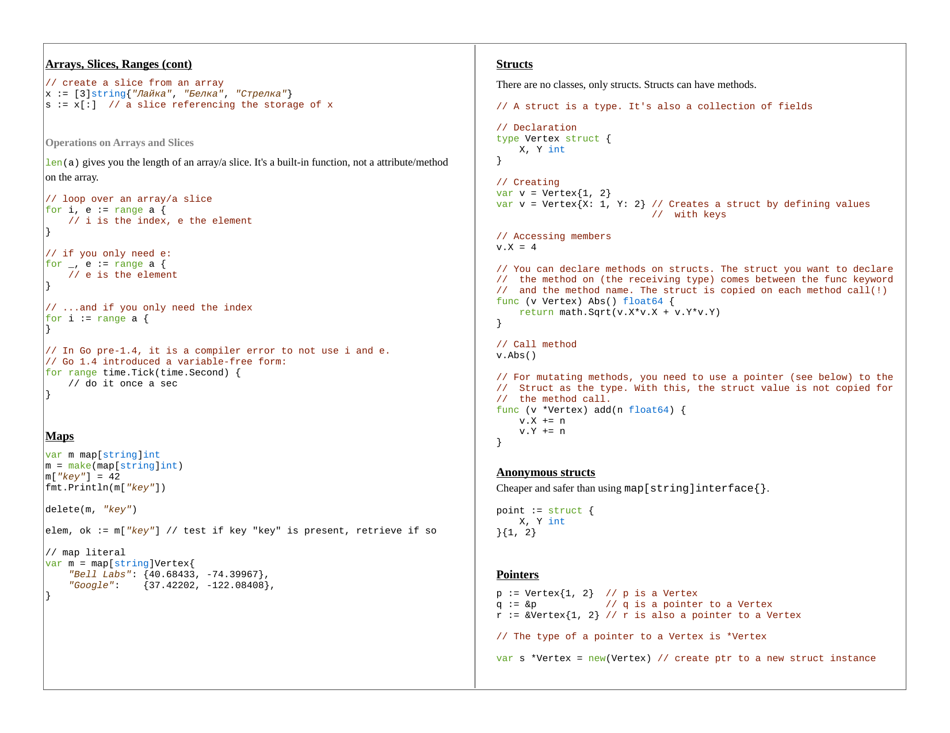Go Cheat Sheet - Different Points Download Printable PDF | Templateroller