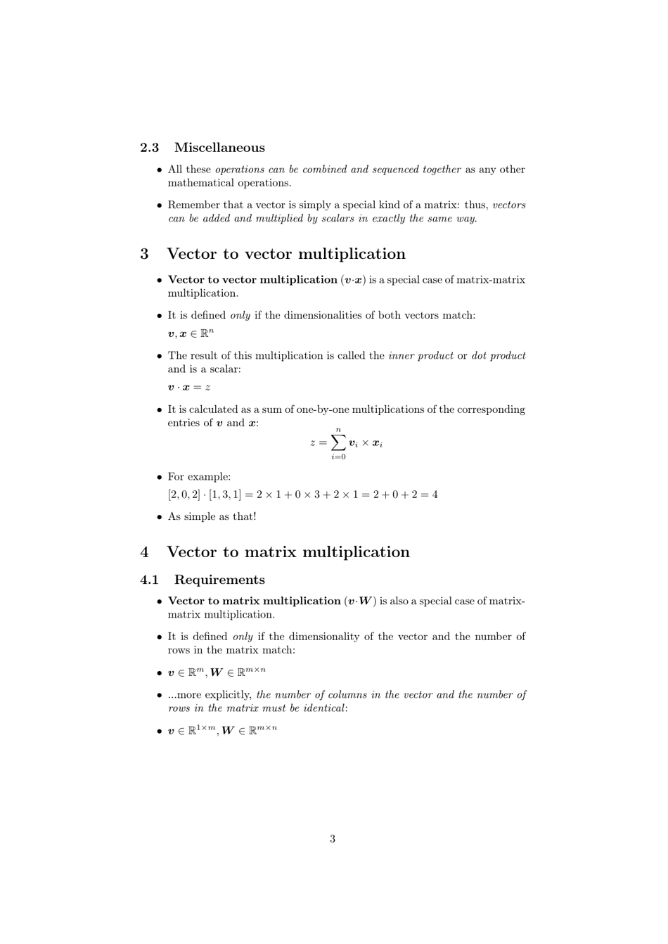 Linear Algebra Cheatsheet - Uio Language Technology Group Download ...