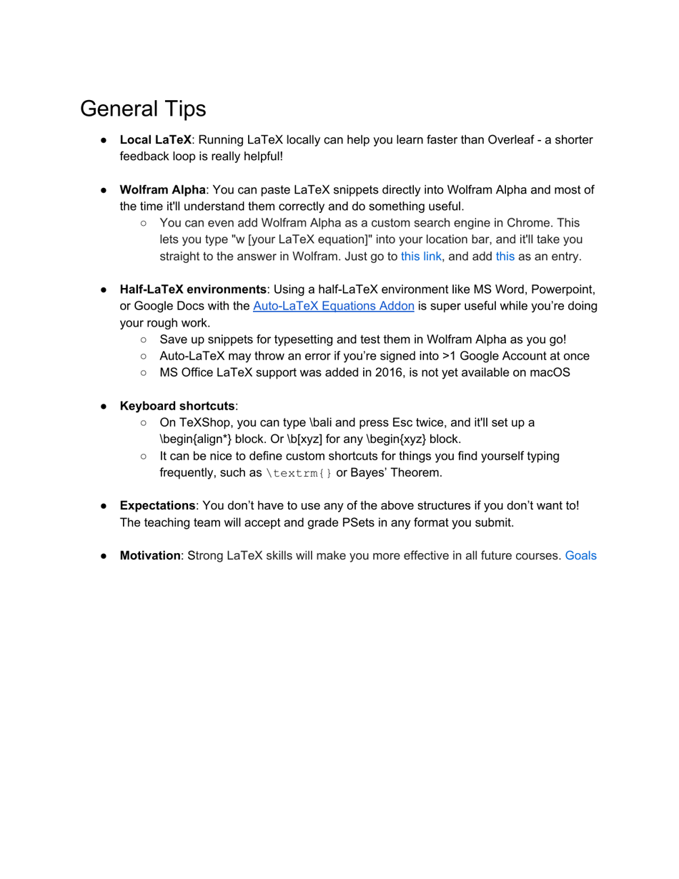 Cs109 Latex Cheat Sheet - Derek Chong Download Printable PDF ... Cs109 Latex Cheat Sheet - Derek Chong Download Printable PDF ...