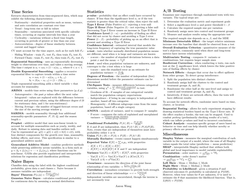 Data Science Cheatsheet Download Printable PDF | Templateroller