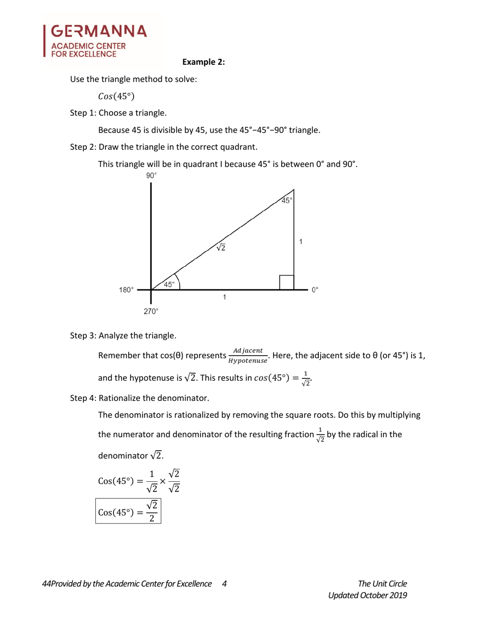 The Unit Circle Cheat Sheet Download Printable PDF | Templateroller The Unit Circle Cheat Sheet Download Printable PDF | Templateroller