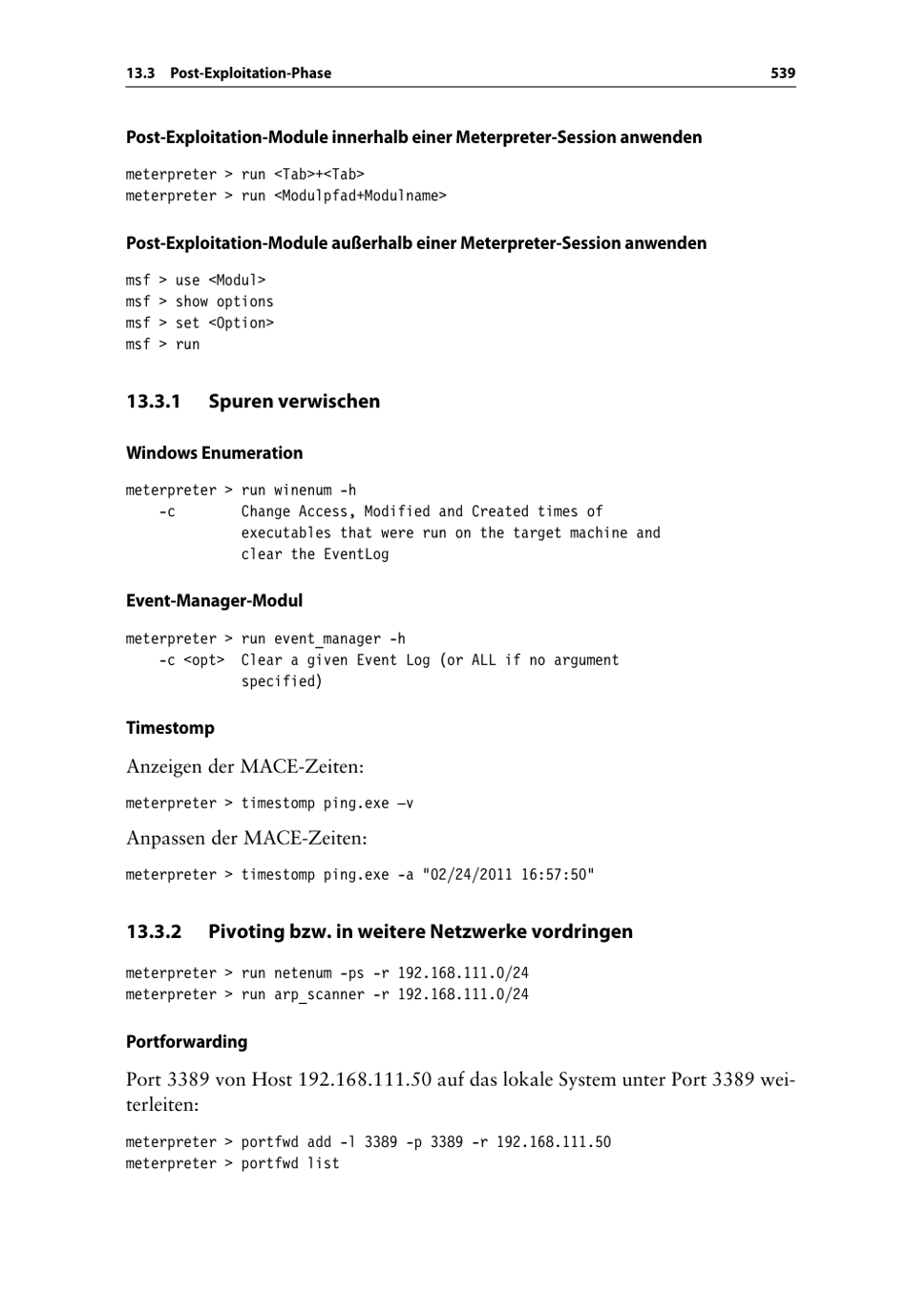 Metasploit Framework Cheat Sheet Download Printable PDF (German) | Templateroller