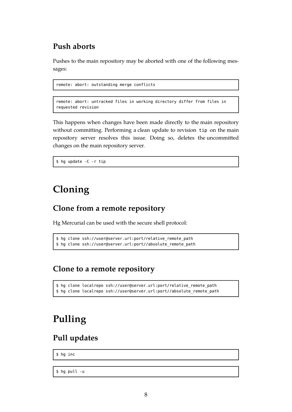 Hg Mercurial Cheat Sheet Download Printable PDF | Templateroller