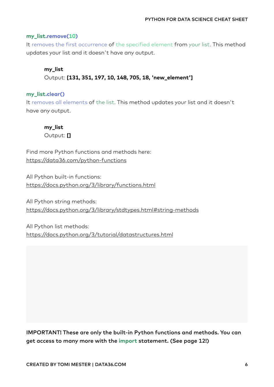 Python For Data Science Cheat Sheet Download Printable Pdf Templateroller
