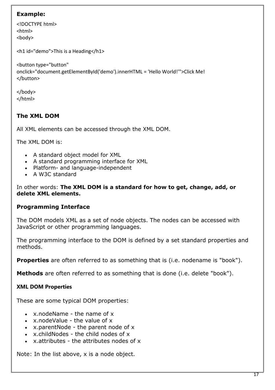 Xml Basics Cheat Sheet Download Printable Pdf Templateroller
