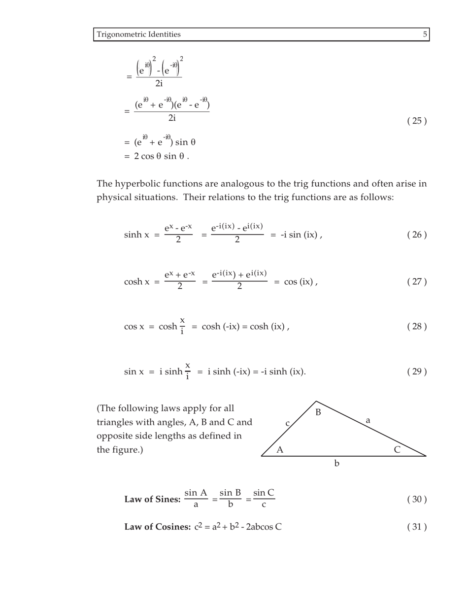 Trigonometric Identities Cheat Sheet - Formulas Download Printable PDF ... Trigonometric Identities Cheat Sheet - Formulas Download Printable PDF ...