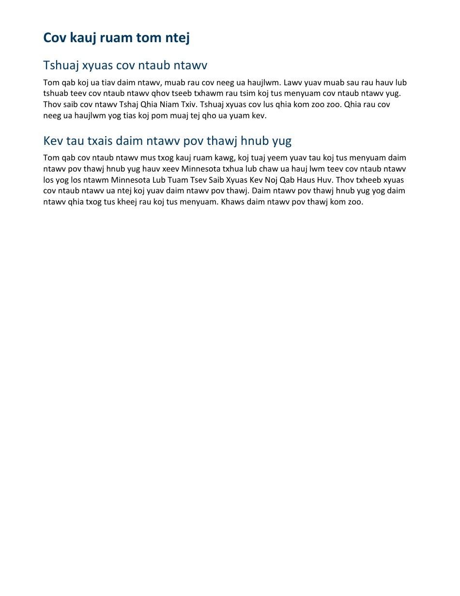 Minnesota Worksheet for Creating Your Child's Birth Record (Hmong ... Minnesota Worksheet for Creating Your Child's Birth Record (Hmong ...