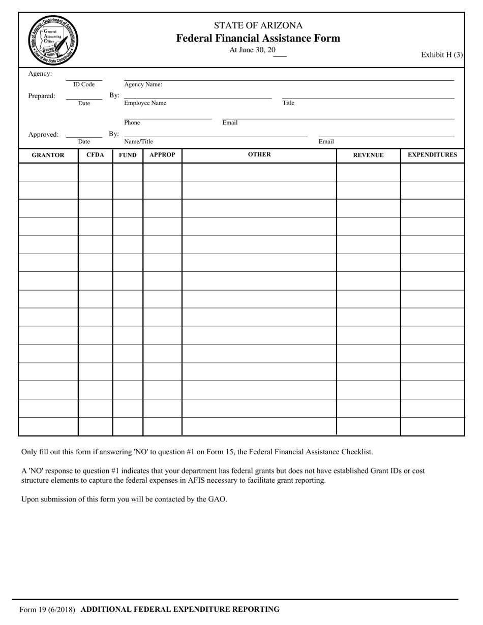 Form 19 Exhibit H(3) - Fill Out, Sign Online and Download Fillable PDF ...