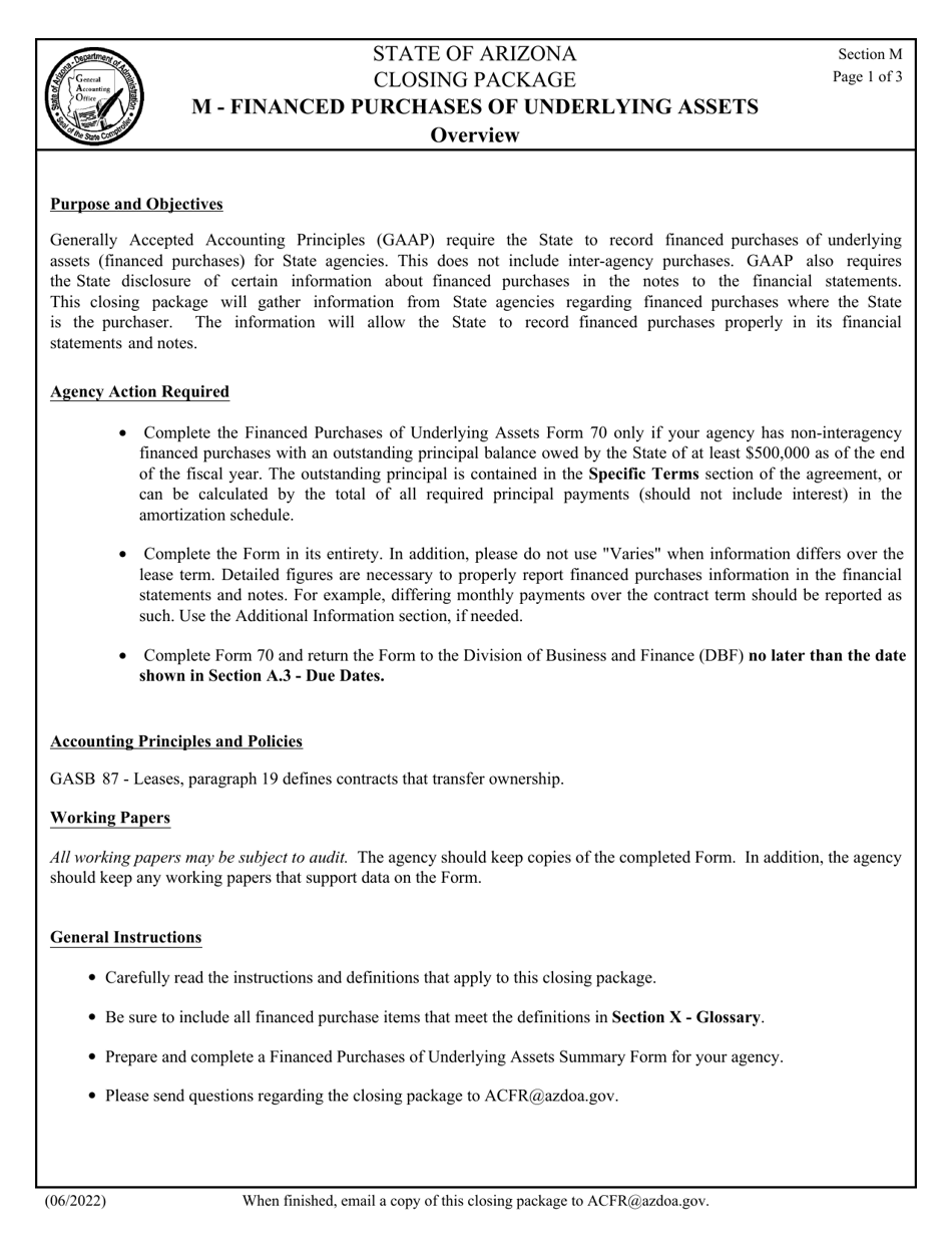 Form 70 Section M - Fill Out, Sign Online and Download Fillable PDF ...