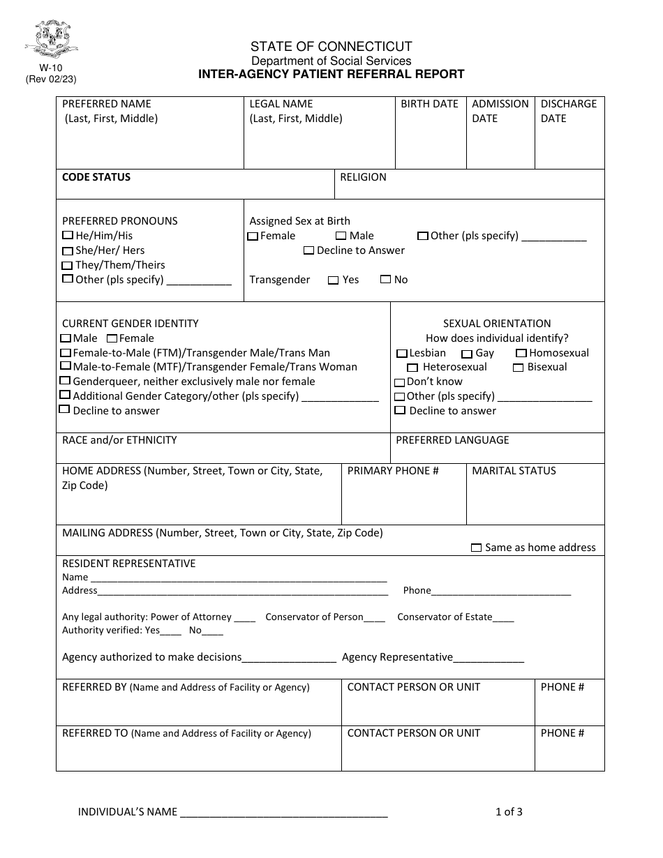 Form W-10 - Fill Out, Sign Online and Download Printable PDF ...