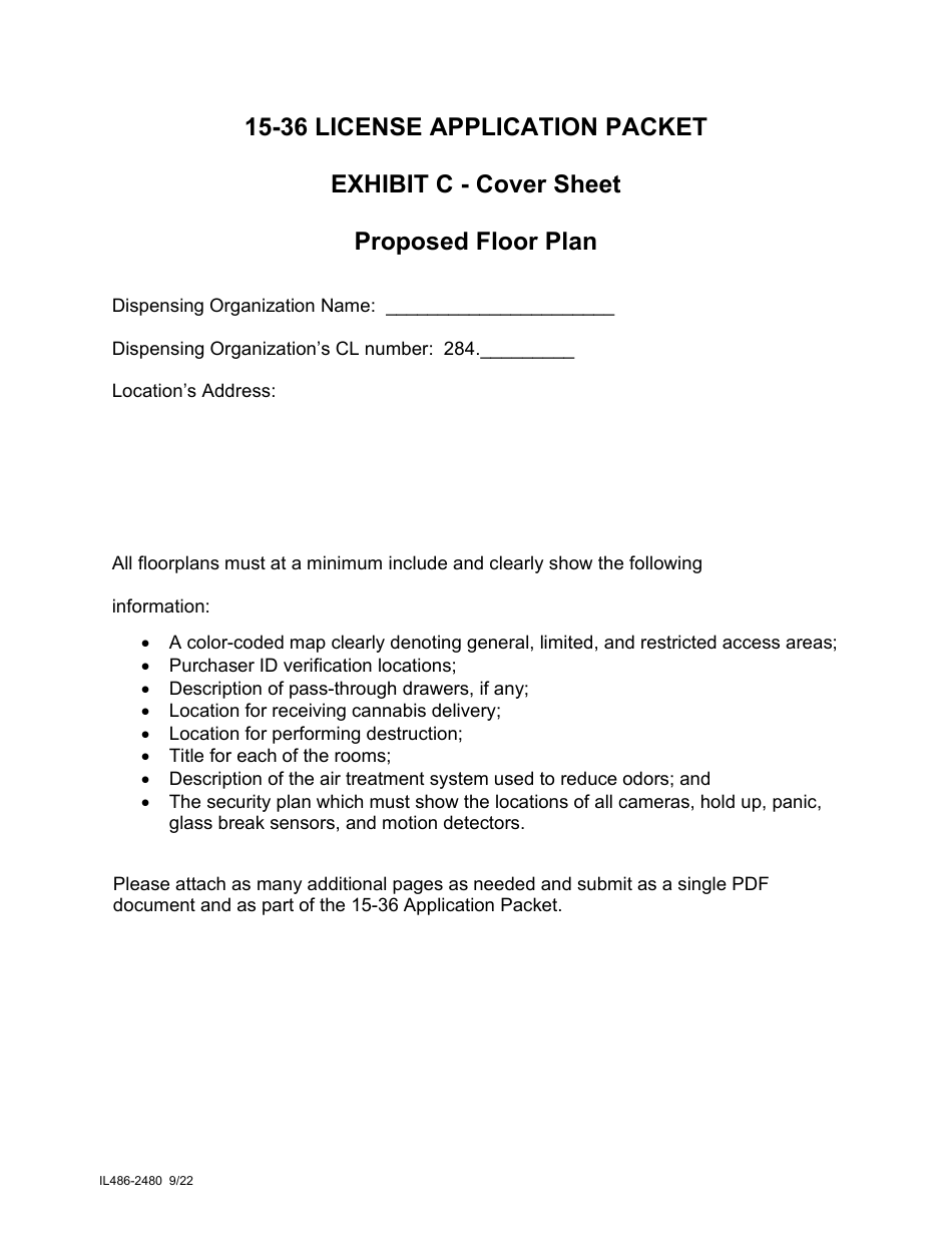 Form IL486-2480 Exhibit C - Fill Out, Sign Online and Download Fillable PDF, Illinois ...