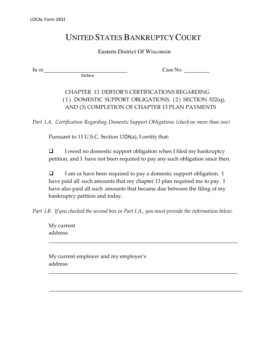 Local Form 2831 - Fill Out, Sign Online and Download Printable PDF ...