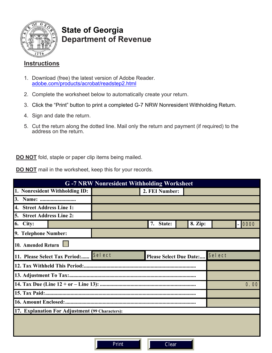 Form G-7 NRW - 2022 - Fill Out, Sign Online and Download Fillable PDF ...