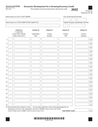 State Form 55327 Schedule IN-EDGE - 2022 - Fill Out, Sign Online and ...