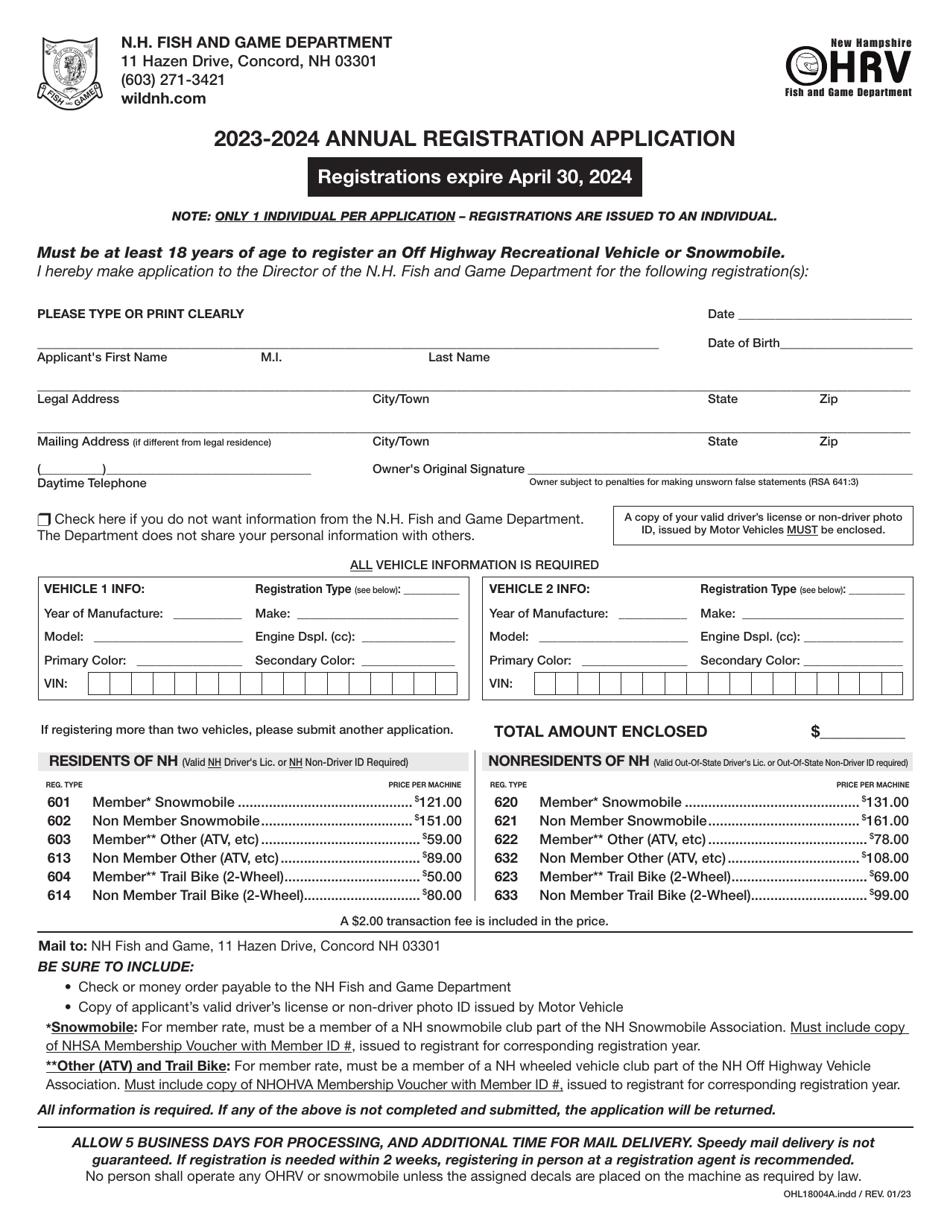 Form OHL18004A - 2024 - Fill Out, Sign Online and Download Printable ...