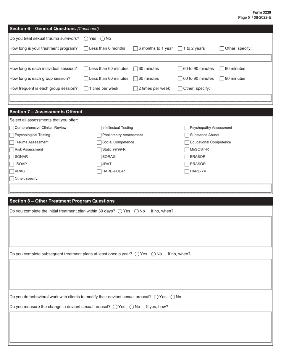 Form 3239 Fill Out Sign Online And Download Fillable Pdf Texas
