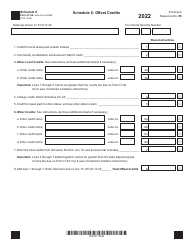 Form IT-40 (State Form 53999) Schedule 6 - 2022 - Fill Out, Sign Online ...