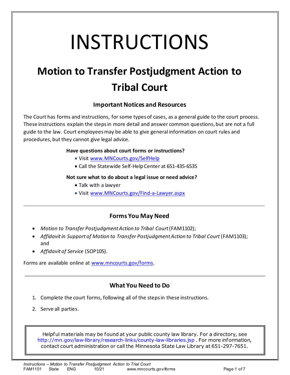 Form FAM1101 - Fill Out, Sign Online and Download Printable PDF ...