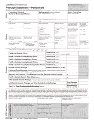 PS Form 3541 - Fill Out, Sign Online and Download Printable PDF ...